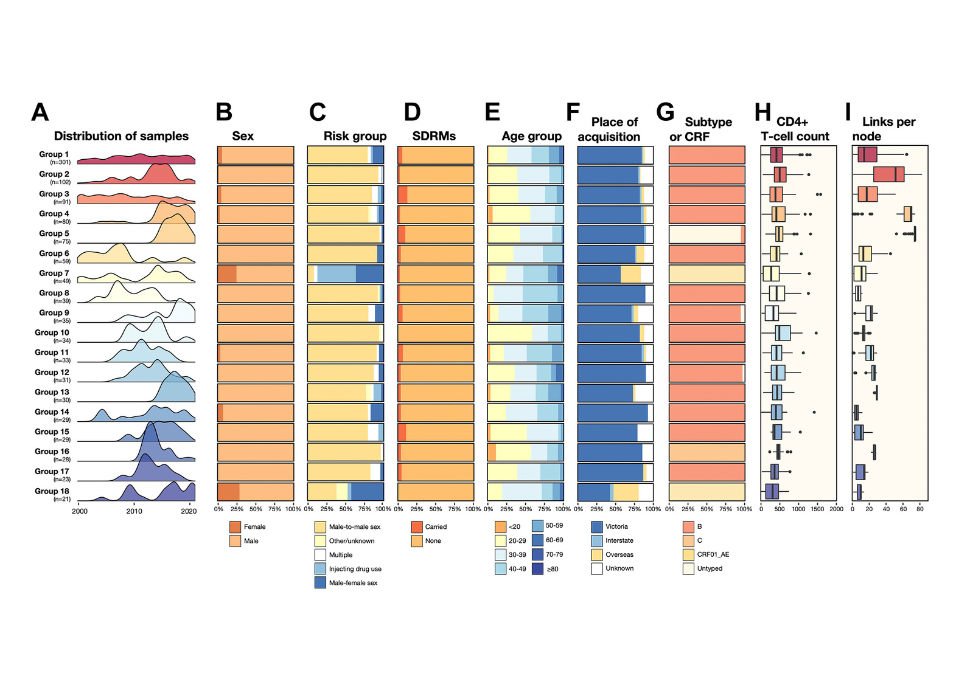Innovative genetic analysis maps HIV transmission in Victoria, with ...